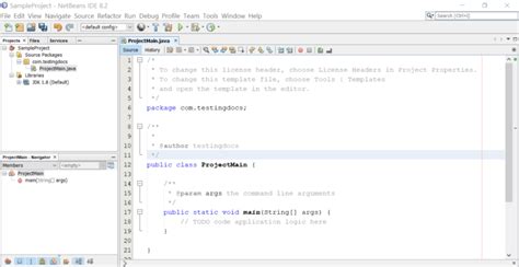 Create Java Project Using Netbeans Ide Testingdocs Com