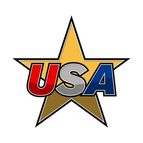 Usa Text Vector Icon 551313 Vector Art At Vecteezy