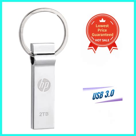 HP 2TB OTG Flash Drive Waterproof Pendirive U Disk Metal Memory Stick V269 With Android V8 Or