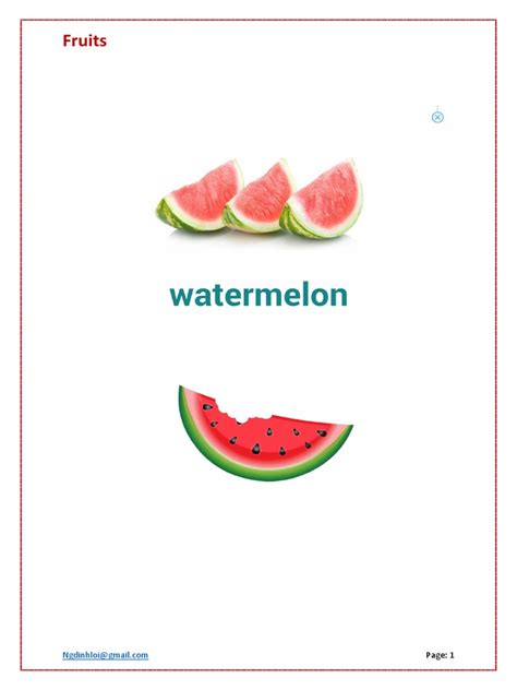 fruits pdf