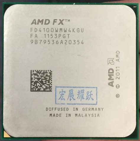 AMD FX 시리즈 FX 4100 AMD FX 4100 쿼드 코어 AM3 + CPU FX4100 FX 4100 100% 제대로 ...