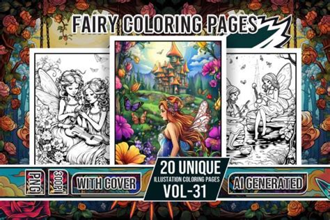Cute Unicorn Coloring Pages Vol 1 Graphic By Simran Store · Creative