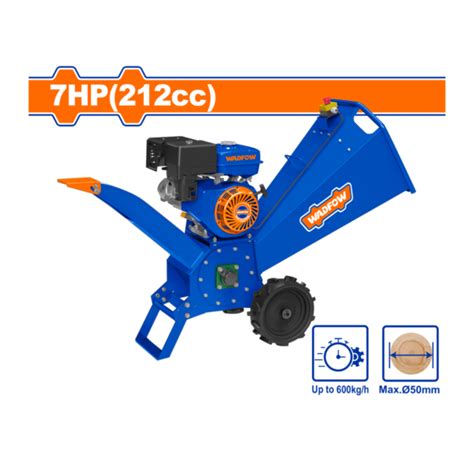 Distribuidora Arsa Triturador Ramas Wadfow 7hp 212cc