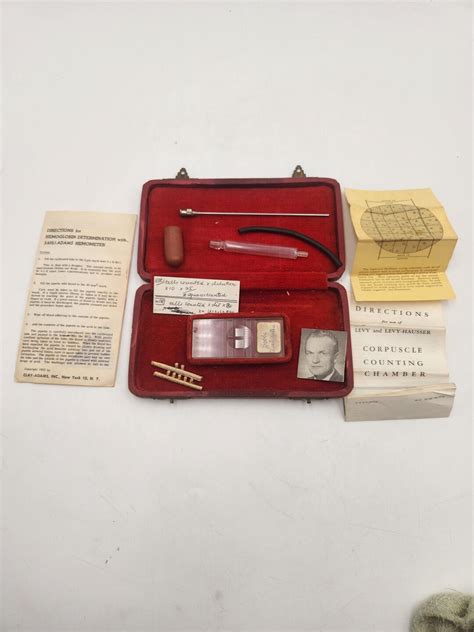 Sahli Adams Hemoglobinometer Vintage Medical Equipment Etsy