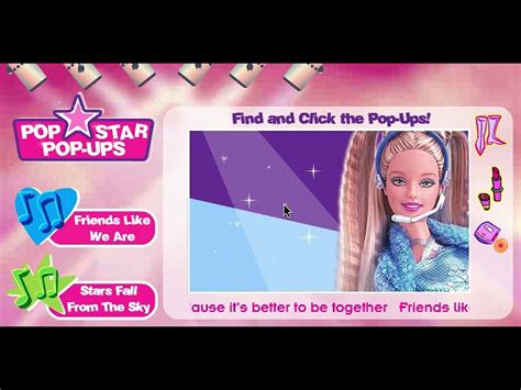 Barbie Pop Star Pop Ups