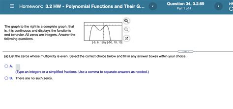 Solved HU Homework HW Polynomial Functions And Chegg