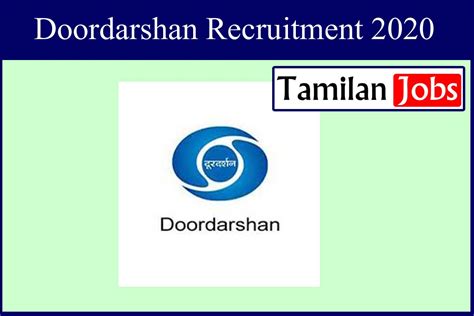 Doordarshan Kendra Recruitment 2020 Out Candidates Can Apply For 37