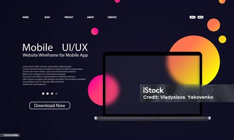 유리 형태주의 스타일 노트북 템플릿 Ui Ux 디자인 노트북 아이콘입니다 투명 유리 플레이트 세트와 현실적인 유리 모피 효과