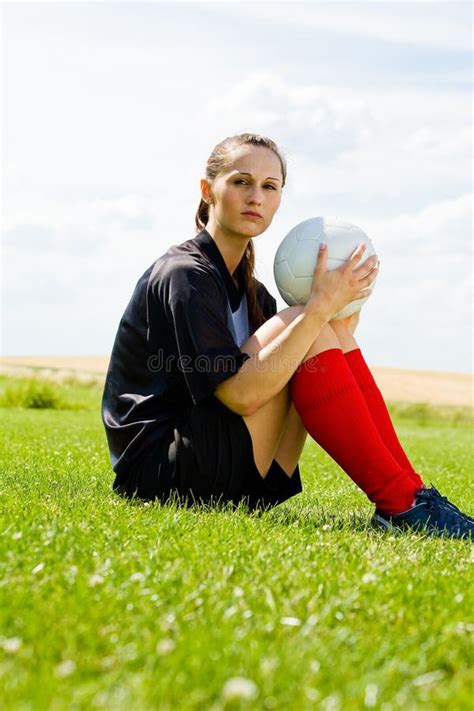 Football Girl 1 Stock Image Image Of Football Sports 5706879