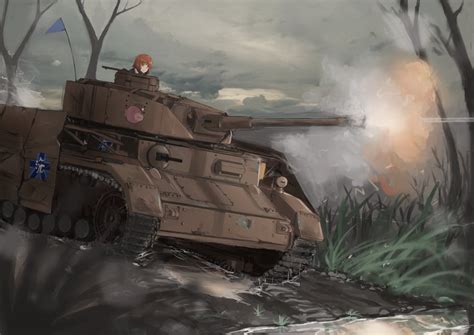 Nishizumi Miho Girls Und Panzer Drawn By Fiberz Code04 Danbooru