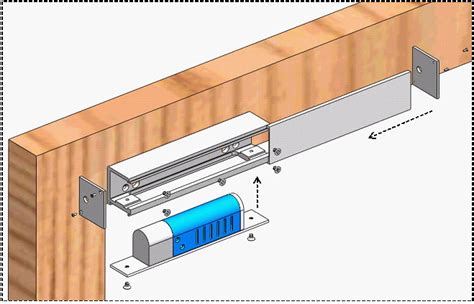 陽極鎖插銷鎖外掛盒安裝lk1201av連冠實業有限公司 Lien Kuan Electro Magnetic Lock Companye