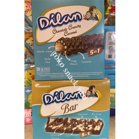 Jual DILAN BAR DILAN CHOCOLATE CRUNCHY CARAMEL BOX ISI 12 Shopee