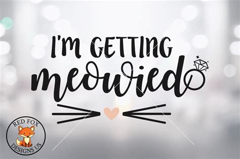 Im Getting Meowied Svg Png Dxf Wedding Svg File So Fontsy