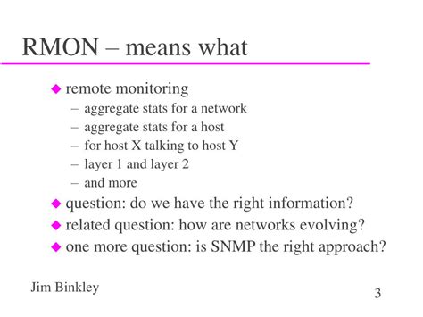 Ppt Remote Monitoring Rmon Powerpoint Presentation Free Download Id3347709