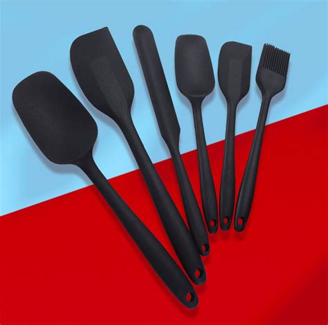 Zestaw Akcesoriów Kuchennych Silikonowych black 6 szt WELLWOOW