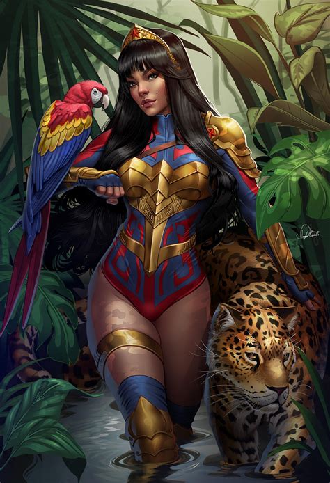 Yara Flor Wonder Girl By Douglas Bicalho On Deviantart