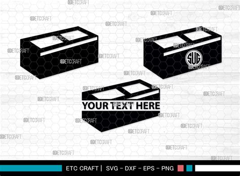 Cinder Block Svg Monogram Cinder Bricks Graphic By Pixel Elites · Creative Fabrica