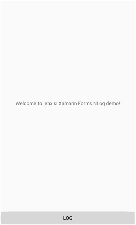 Using Nlog In Xamarin Forms Applications Jenxsi