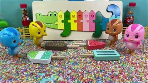 玩具小故事合集：1萌鸡小队得救了 2萌鸡小队的拼图 3蛋蛋哥开饭了 Youtube