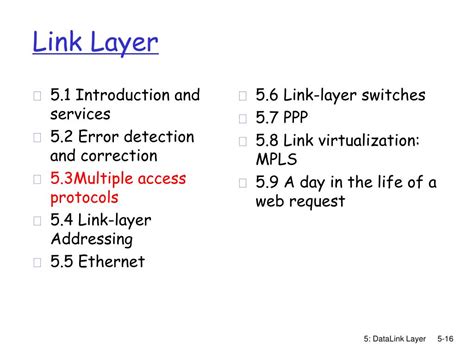 PPT Chapter 5 Link Layer And LANs PowerPoint Presentation Free Download ID 5374121