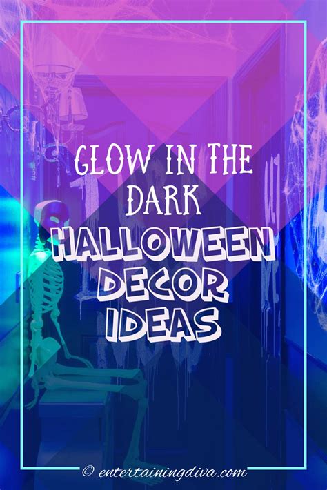 10 Easy Diy Black Light Halloween Decorations