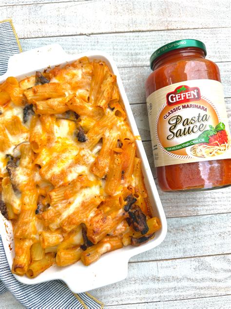 Mushroom Baked Rigatoni