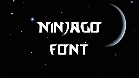 Ninjago Font Free Downloa