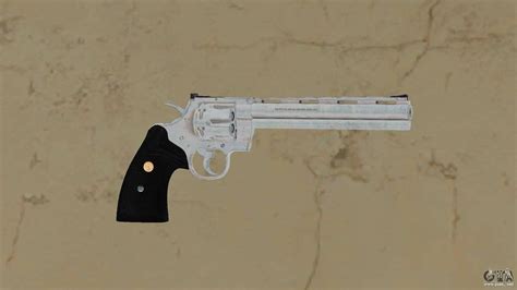 Colt Python 8 Inch Black Grips For Gta Vice City