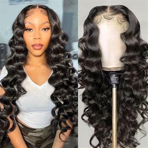 Hd 6x6 Closure Wig 250 Density Loose Wave Human Hair Wieaster
