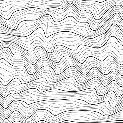 Premium Vector Abstract Wavy Lines Pattern The Design Of The Background Texture Textiles