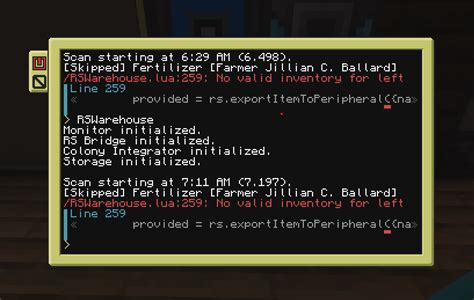 Minecolonies + ComputerCraft (CC:Tweaked) + Refined Storage + Advanced Peripherals script to ...