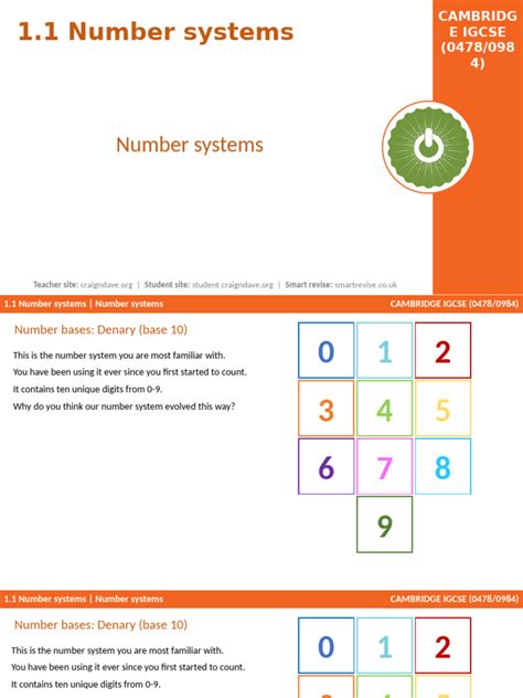 Cambridge Igcse 0478 0984 1 1 Number Systems Pdf