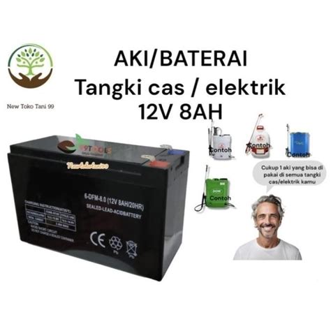 Jual HARGA DISC AKI V Ah Baterai Sprayer Elektrik Mobil Mainan Motor Listrik Dll Shopee