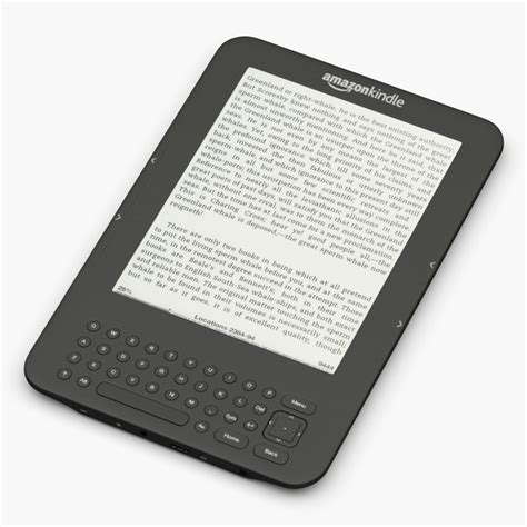 D Model Amazon Kindle Keyboard G