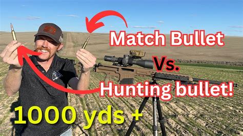 Long Range Accuracy Test Match Bullet Vs Hunting Bullet Youtube