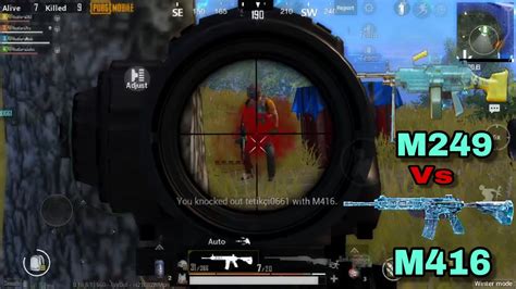 M249 Vs M416 Pubg Mobile Hust Gaming Youtube