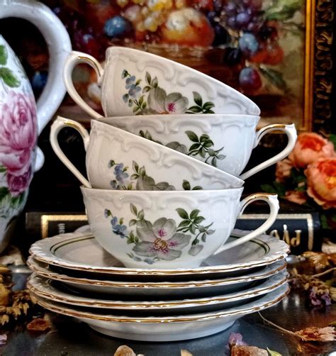 Винтаж Жасмин Чайная пара Старая Kahla Германия купить в интернет