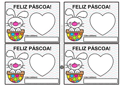 A Arte de Educar Cartões de Páscoa para imprimir