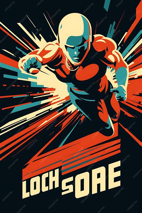 Premium Ai Image Poster Design Of 100 Meter Dash Explosive Speed High