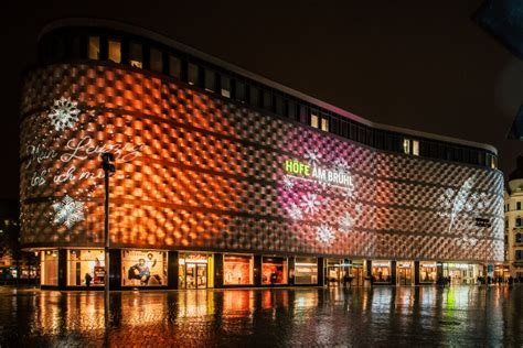 Leipzig Höfe am Brühl erstrahlen in neuem Glanz es glitzert und