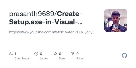 GitHub Prasanth Create Setup Exe In Visual Studio Https Youtube Watch V