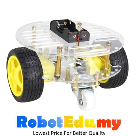 2wd 2 double layer smart sumo caster round circle mini standard size