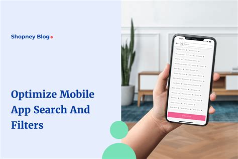 Optimize Shopify Ecommerce Mobile App Search And Filters Shopney