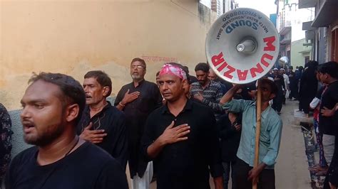10 Muharram Juloos Anjuman E Haideri Azadari Nowgawan Sadat Youtube