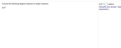 Solved Convert The Following Degree Measure To Radian Chegg