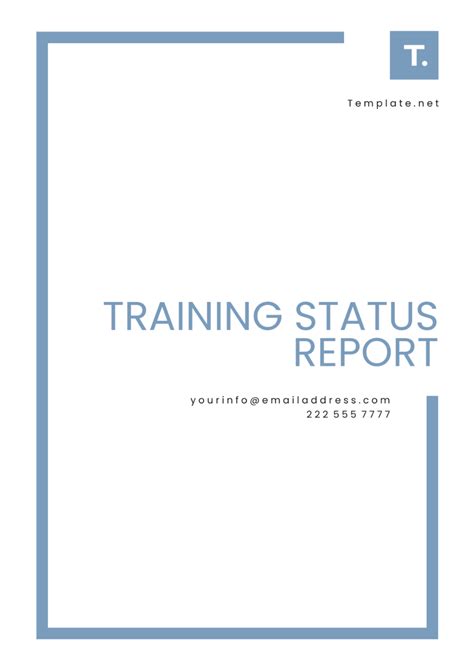 Free Post Training Report Template To Edit Online
