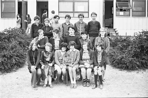 Photo De Classe 6 ° De 1970 Collège Copains Davant