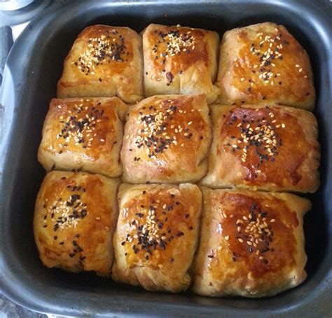 Börek mit Mohn Haşhaşlı Zarf Börek Türkische Rezepte