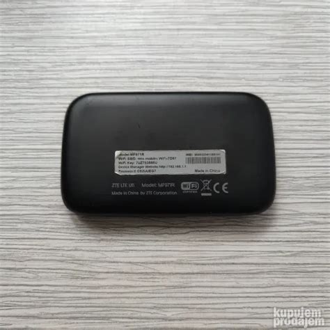 ZTE MF R Mobile WiFi G LTE ruter MTS mreža KupujemProdajem