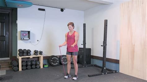 Banded Bicep Curls Youtube
